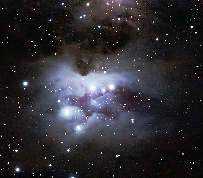 M42, Orion Nebula, Running Man Nebula, NGC 1977, DSLR images